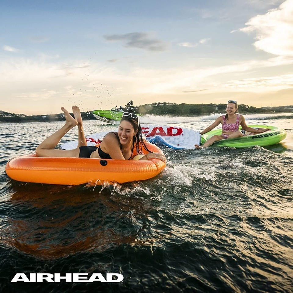 Airhead Llama Pixelated Inflatable Pool Float, Orange | eBay