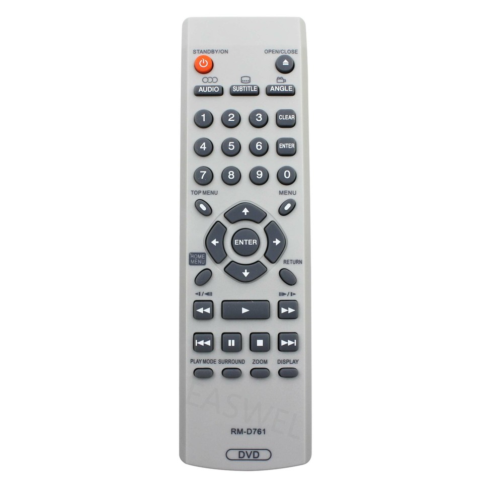 New RM-D761 Remote Control for Pioneer DVD Player DV-373-S DV-271-S DV ...