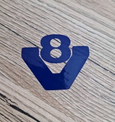 Scania V8 Badge Truck Vinyl Stickers X 4 | eBay