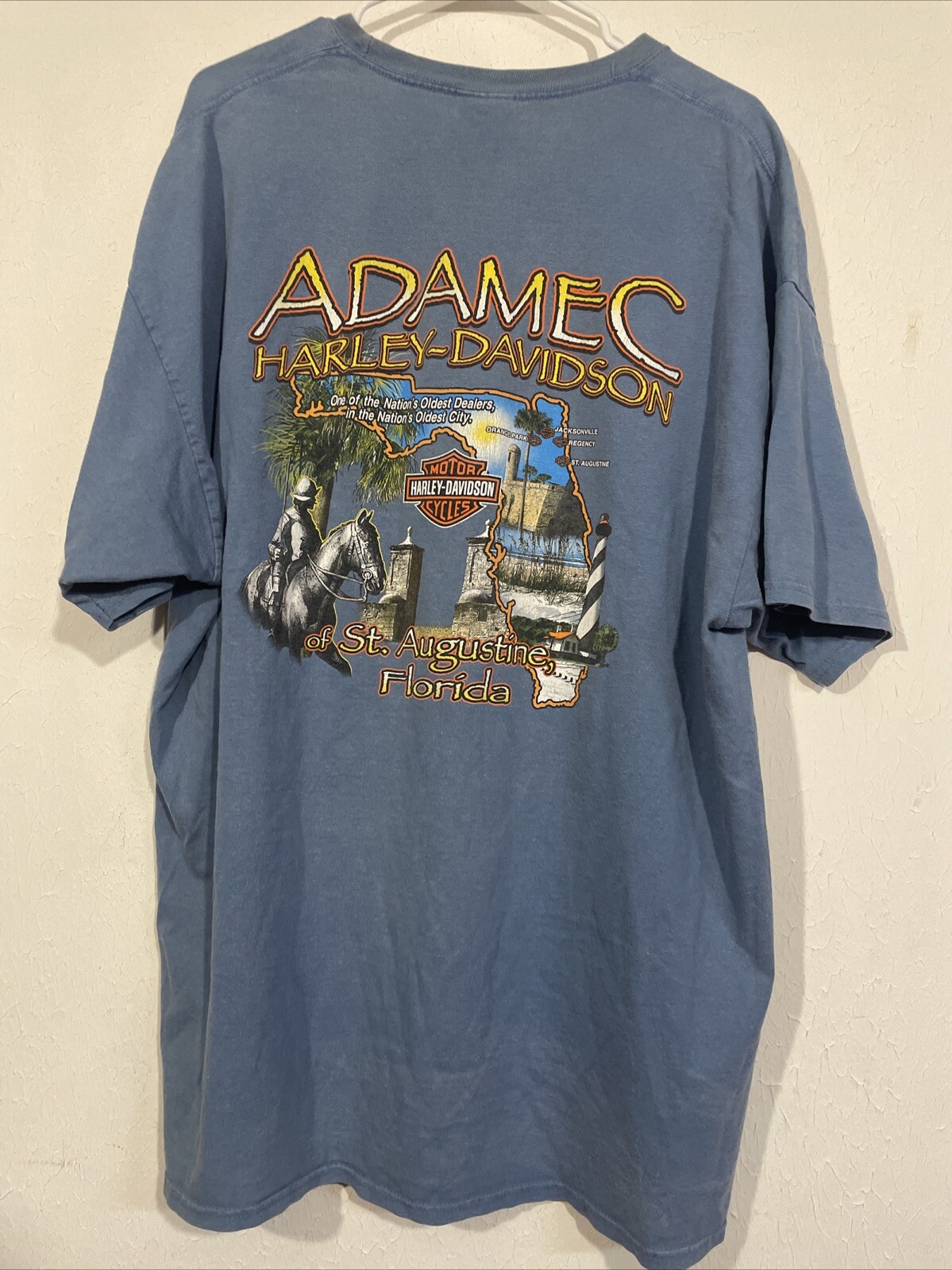 HARLEY DAVIDSON Castle St. Augustine Graphic Shirt Me… - Gem