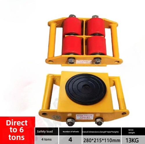 360 Rotation Heavy Duty Machine Machinery Mover Dolly Skate Roller Move ...