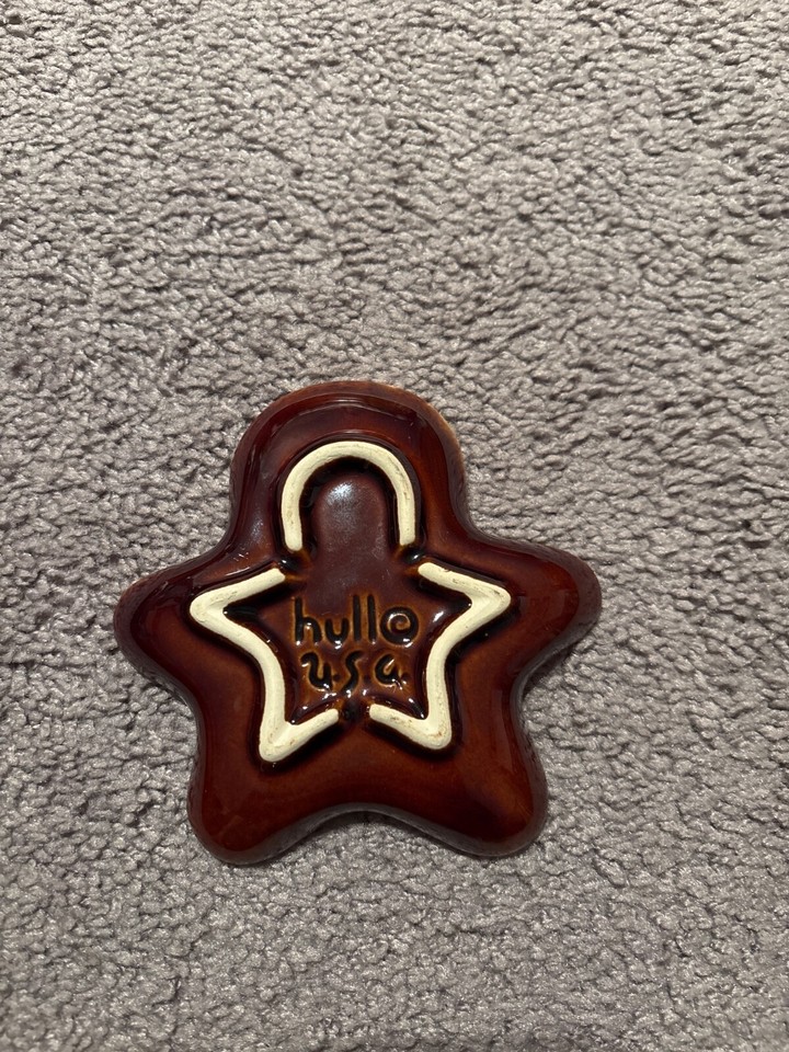 Rare Vintage Hull Tawny Ridge Gingerbread Spoon Rest Approximately 5 ...