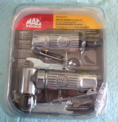 New In Sealed Pkg. MAC TOOLS AG14AH / AG14 MINI DIE GRINDER COMBO KIT ...