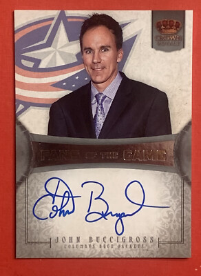2013-14 Crown Royale Fans of the Game Autograph #FGJB John Buccigross ...