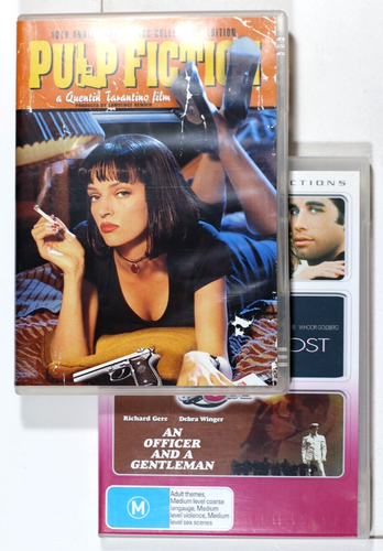 Pulp Fiction + Grease + Ghost + An Officer And A Gentleman - Region 4 ...