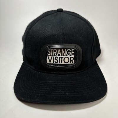 Black Stranger Visitor Light Up Hat Baseball Cap Adjustable Glogo NEW ...