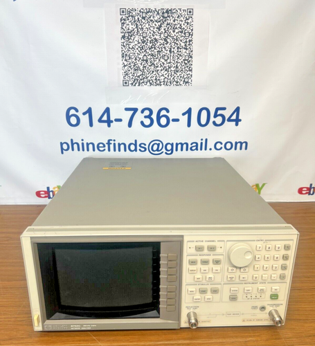 HP 8752C NETWORK ANALYZER 300 kHz-3 GHz OPT 003 010 | eBay