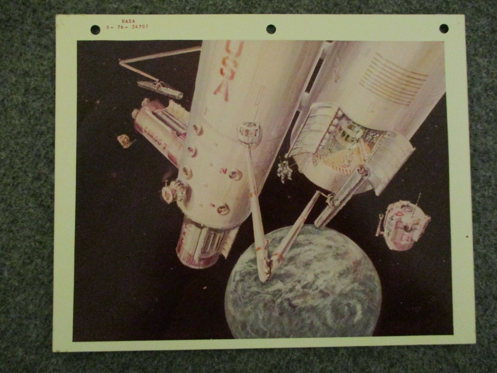 1976 NASA JSC 1ST GEN PHOTO (5) RED NUMBER KODAK PAPER CONCEPT SOLAR ...