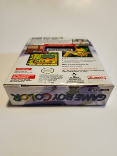 Nintendo Game Boy Color Pokémon Grape Console for sale online | eBay