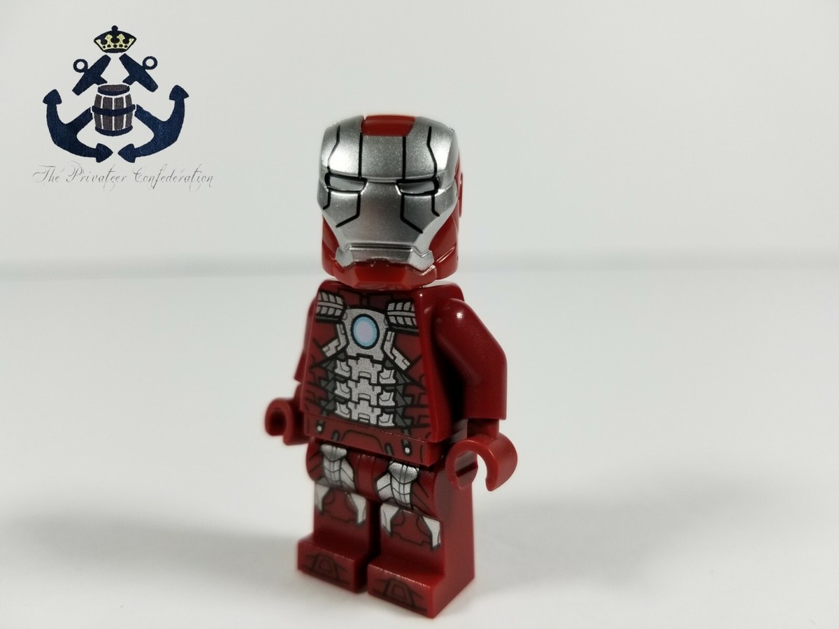 Lego Marvel Iron Man Mark 2 Iron Patriot James Rhodes (Marvel