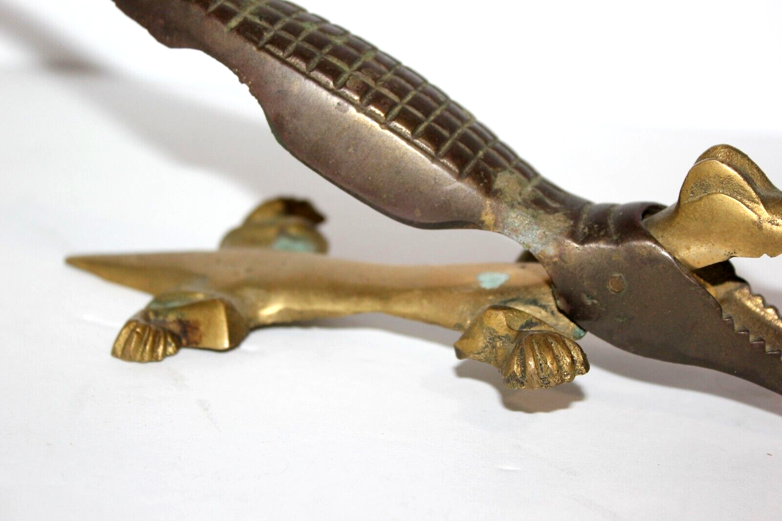 Vintage Alligator Nut Cracker Brass Solid Build | eBay