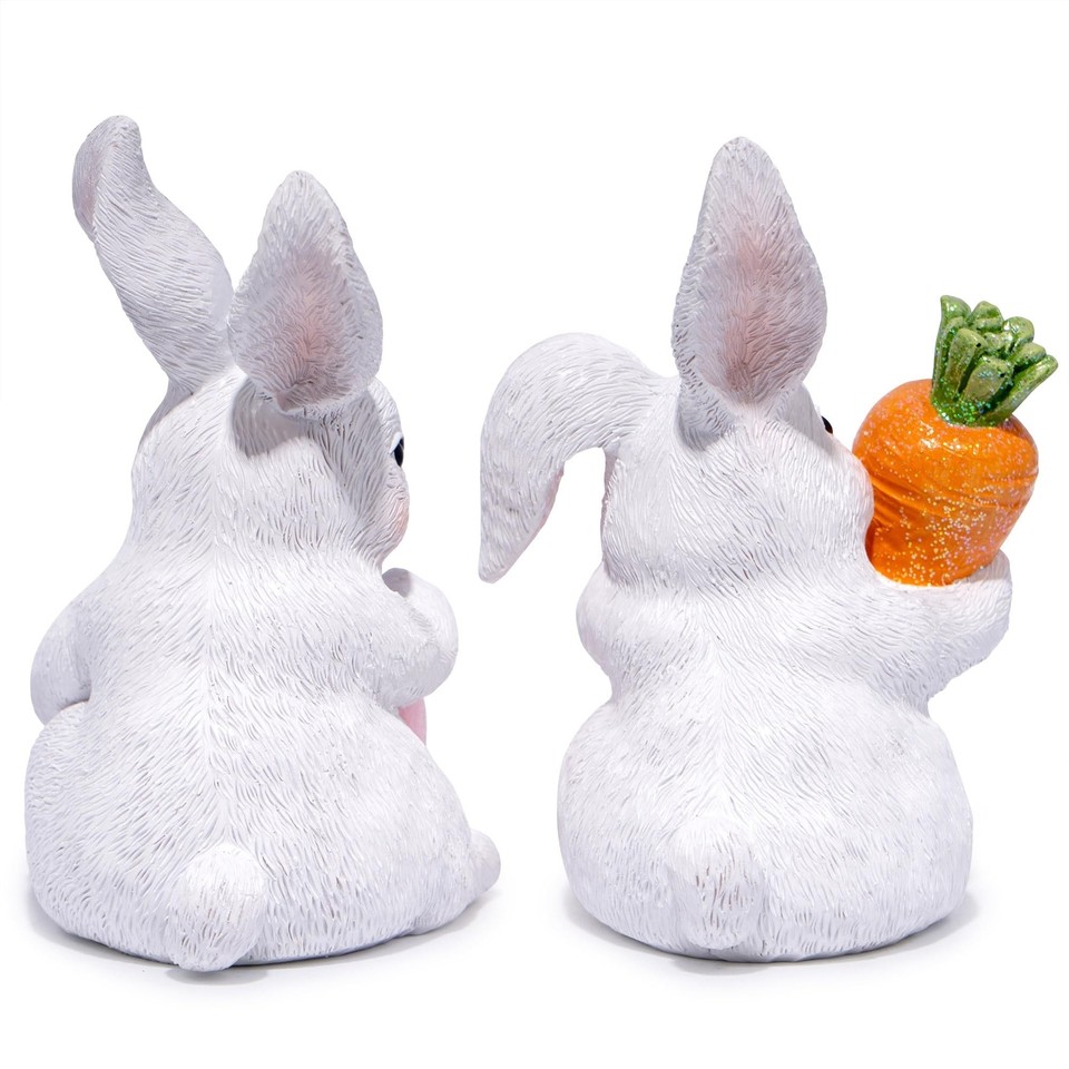 Hodao Easter Bunny Decoration Spring Easter Day Rabbit Decor Gifts ...