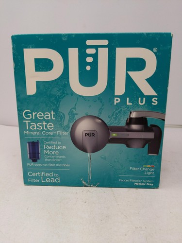 Pur Plus Horizontal Faucet Mount Water Filtration System With 3-in-1 ...