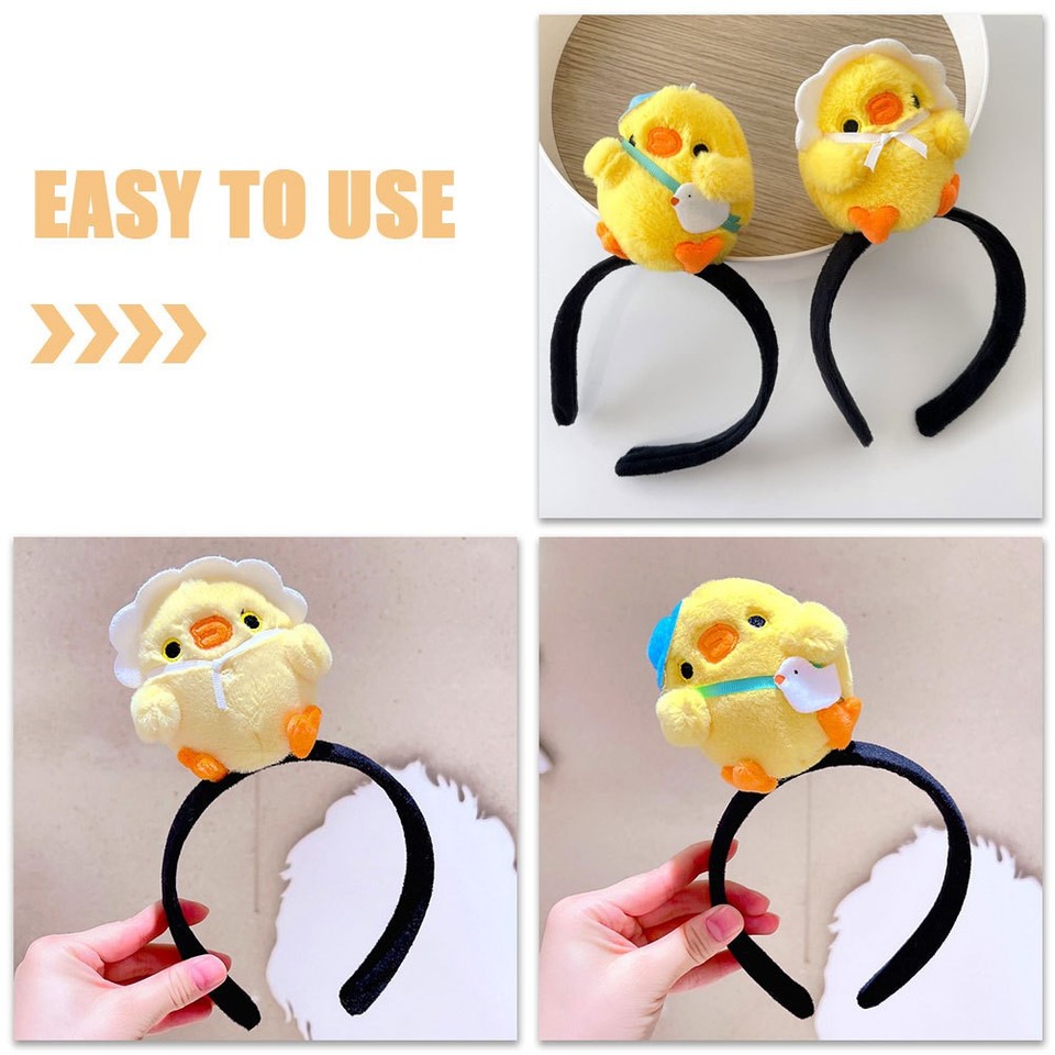2pcs Chick Headbands Cartoon Headband Animal Costume Headband Cosplay ...