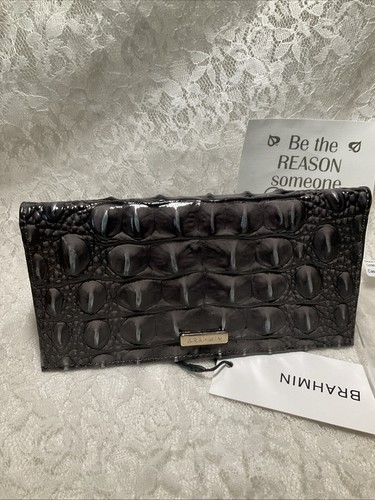 NWT - BRAHMIN NOCTURNAL CORDELIA CHECKBOOK COVER & PEN | eBay
