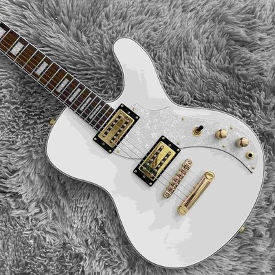 Pearl Pick Guard TL Electric Guitar H-H Pickups Gold Hardware Fixed ...