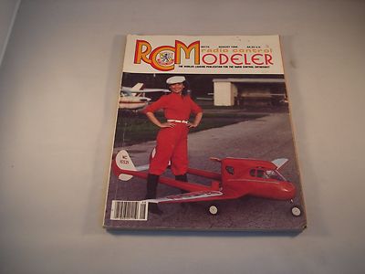 RC RADIO CONTROL MODELER MAGAZINE AUGUST 1986 | eBay