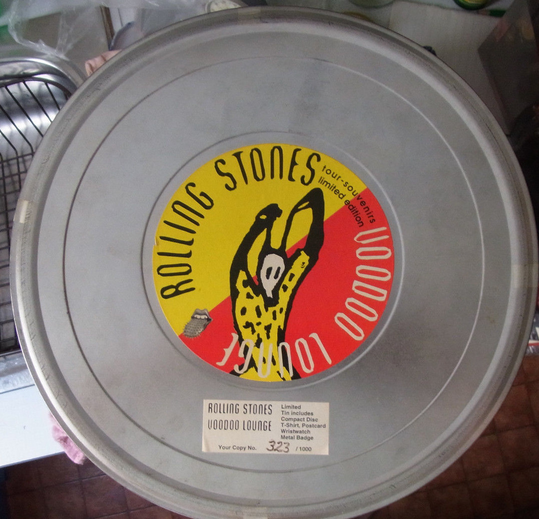 THE ROLLING STONES Voodoo Lounge limited, numbered Tin Can Box Set ...