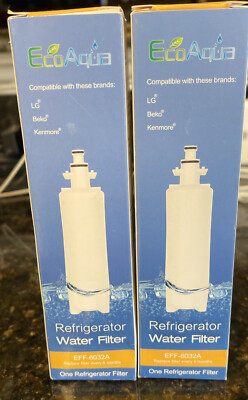 2pk EcoAqua Refrigerator Walter Filter - EFF-6032A replacement filter ...