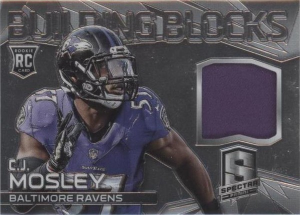 2014 Panini Spectra - Building Blocks Jerseys #BB-CJ C.J. Mosley /199 ...