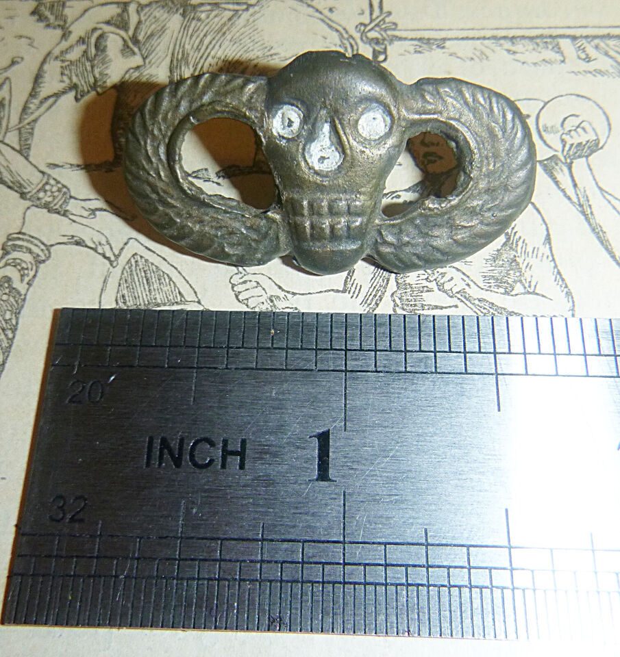 Green Berets - Rare Badge - MACV-SOG - WINGS AIRBORNE SKULL - Vietnam ...