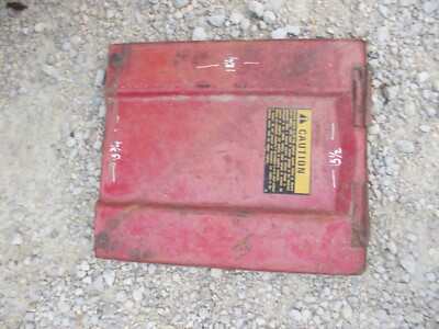 International IH Farmall Tractor front nose hood cover panel w bolts ...