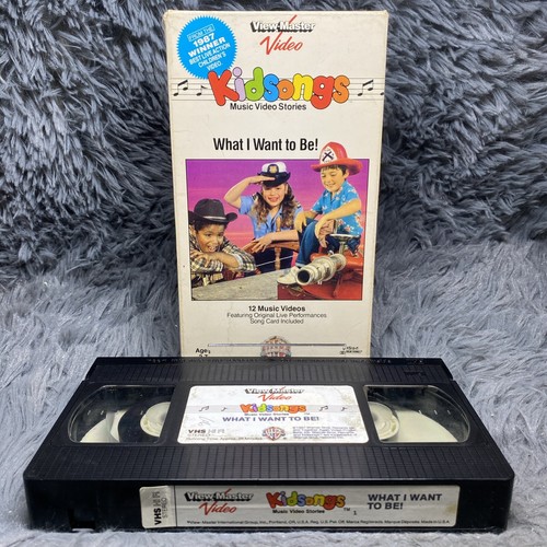 Kidsongs - What I Want to Be! View-Master Video VHS Tape 1987 Kids ...