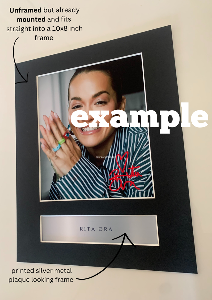 Elvis Presley Pre Printed Signature Signed Mounted Photo Display #1 | eBay