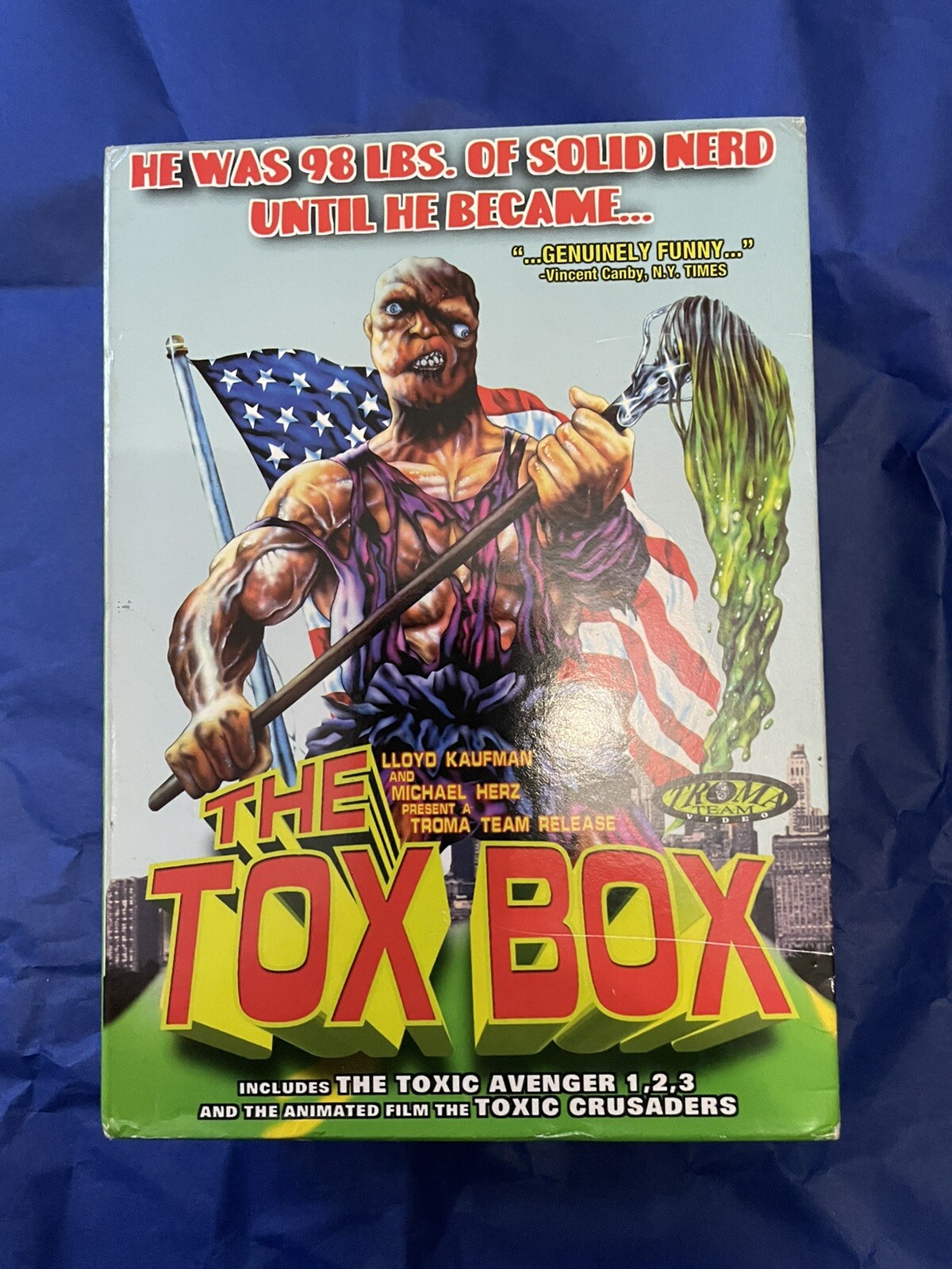 The Tox Box TOXIC AVENGER/Parts 1/2/3/ Directors Cut/ Toxic Crusaders ...