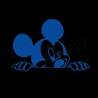 5" MICKEY SMILE Vinyl Decal Sticker Car Window Laptop Disney Peek | eBay