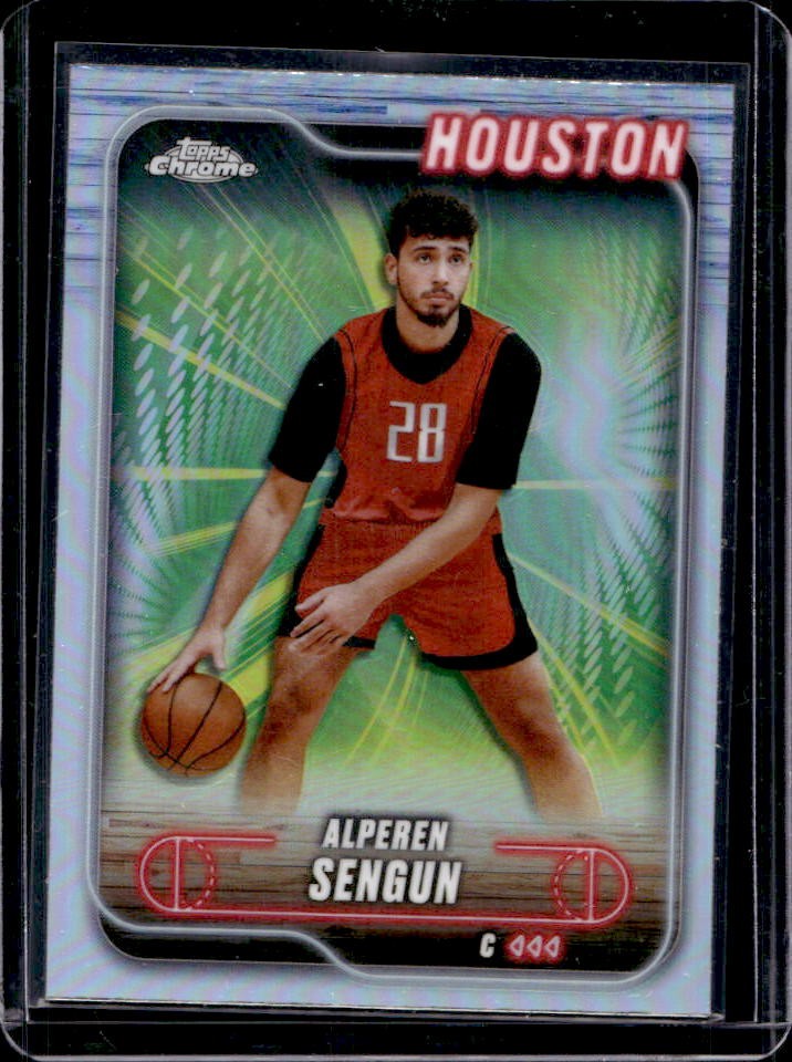 Alperen Sengun 2024 Topps Chrome #106 Blue Sonar Refractor /125 Price ...
