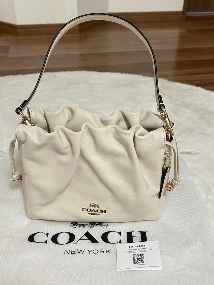 Coach Chalk Fade Drawstring Bag Shoulder Leather New From Japan | eBay UK