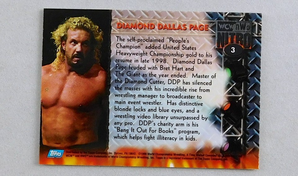 DDP Diamond Dallas Page WCW Nitro Wrestling Trading Card #3 WWE WWF | eBay