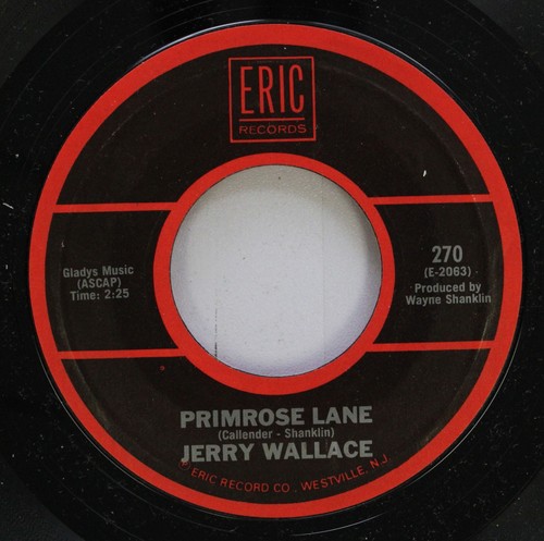 Pays 45 Jerry Wallace - Primrose Lane / Volets Et Bordures Sur Eric ...