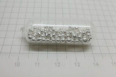 12 Grams Pure Silver Grain in Glass Ampule 999 Silver Bullion Shot in ...