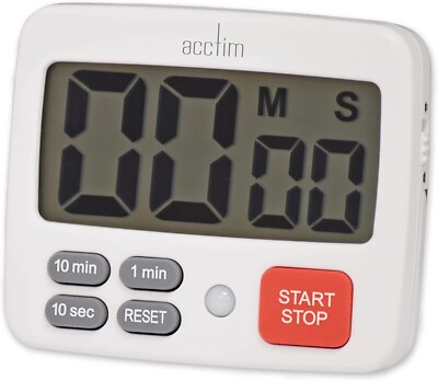 Acctim 55142 Easy Timer White Digital Countdown Timer Educational | eBay UK