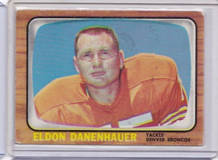 1966 TOPPS FOOTBALL #31 ELDON DANENHAUER BRONCOS IDBB | eBay