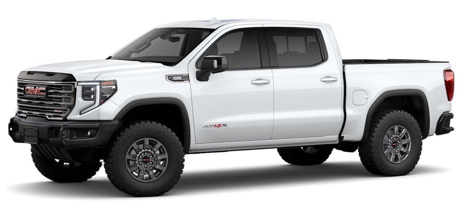 New Factory GMC Sierra AT4X Charcoal Gray Wheels Off-Road Tires OEM GM ...