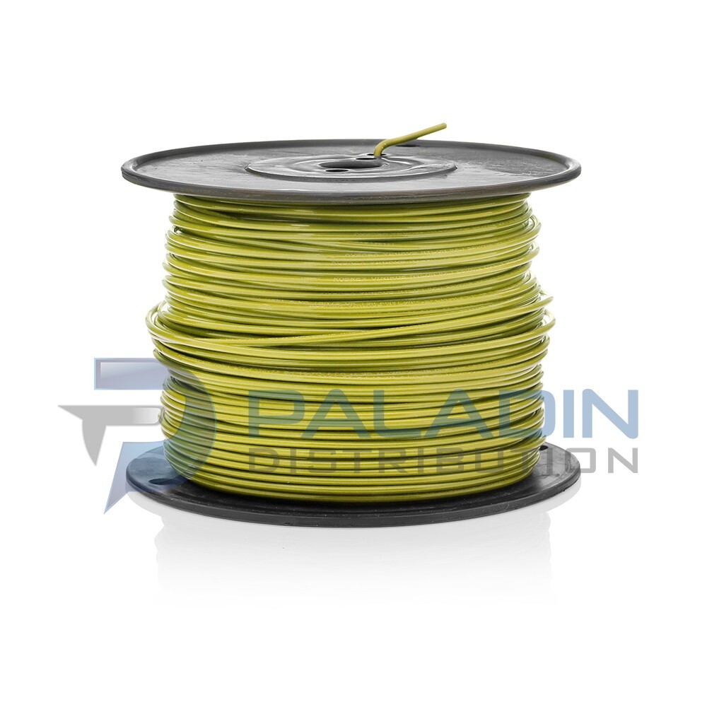 #14 Gauge Yellow Copper Solid Wire 500' FT Roll THHN/THWN UL Listed ...