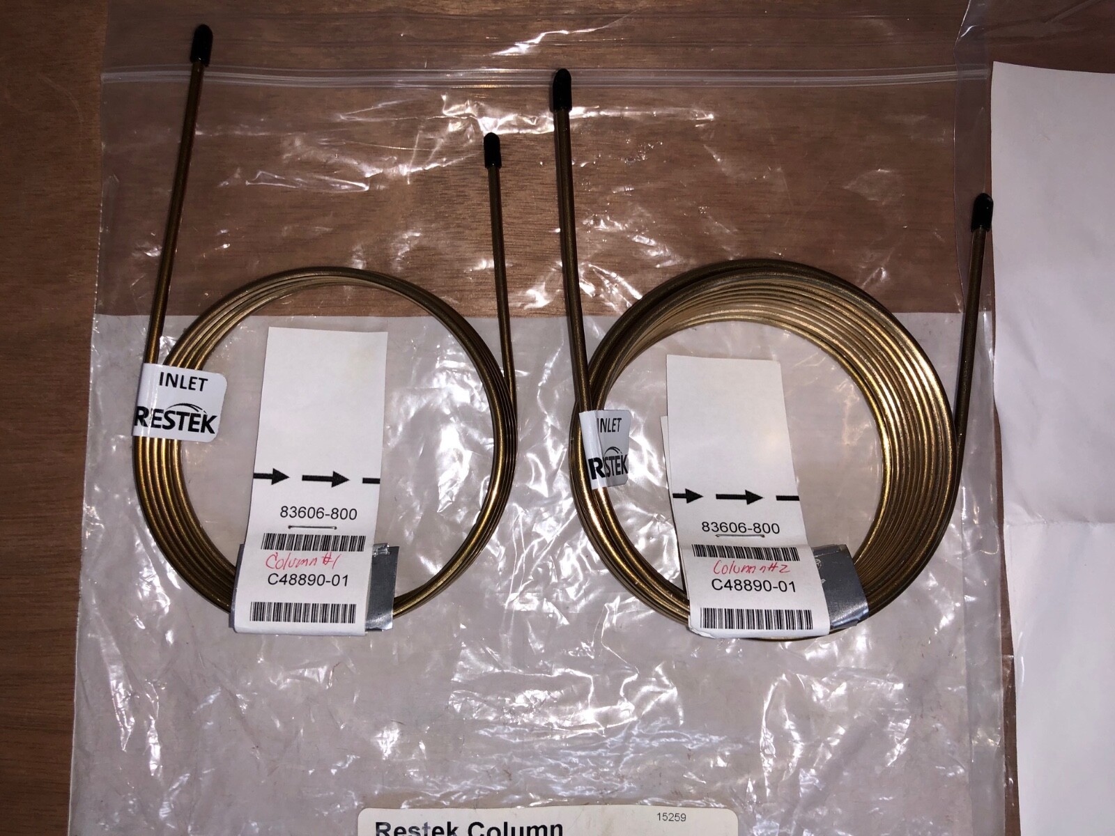 Restek 83606-800 D3606 Application Column (2 column set) NEW | eBay