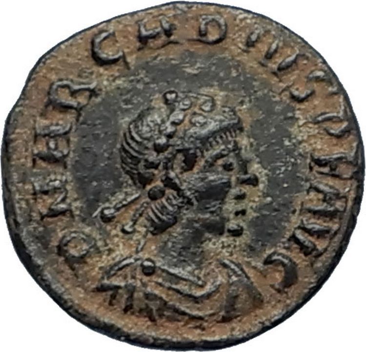 ARCADIUS 388AD Authentic Ancient Genuine Roman Coin VICTORY Angel ...