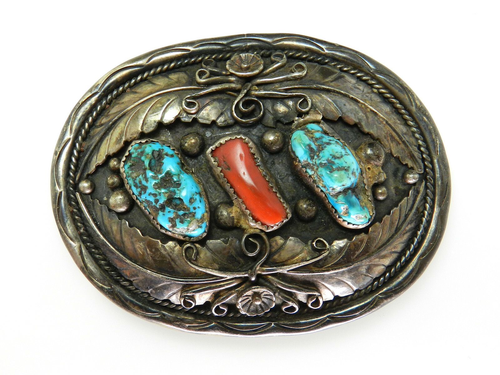 Native American Rose Castillo 925 Sterling Silver Turquoise & Coral ...