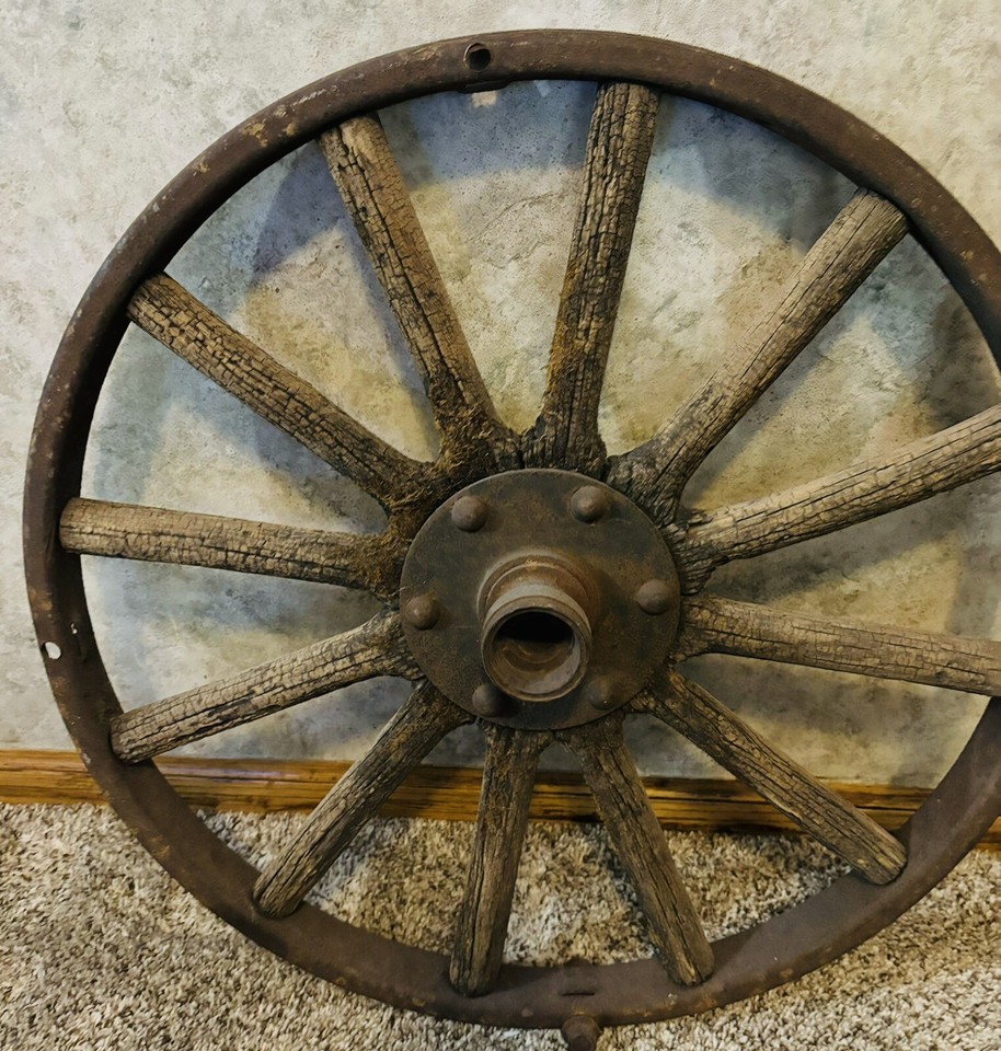 Vintage Model T Ford Wooden Spoke Wheel 23"- 12 Spoke - 2242301 | eBay