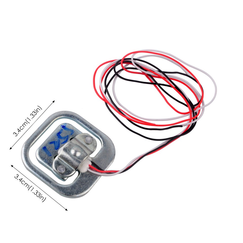 4pcs Weight Sensor 50kg Load Cell Half-bridge Strain + HX711 AD ...