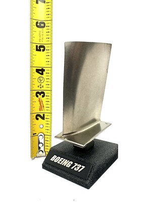 Boeing 737 CFM56 Titanium Jet Engine Blade. Airline Pilot Gift Flight ...