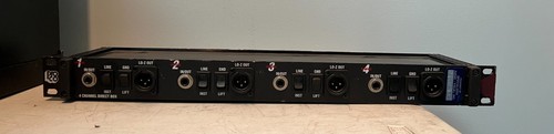 Pro Co Sound DB-4 4-Channel Rack Mount Direct Box | eBay