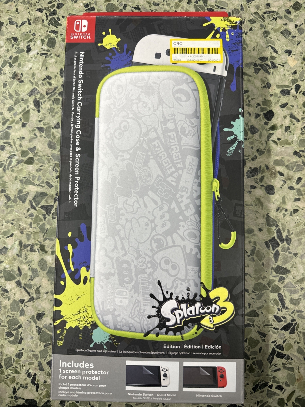 Nintendo Case & Screen Protector for Switch - Splatoon 3 Edition for ...