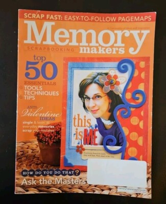 Memory Makers Magazine February 2008 Issue Scrapbooking Ideas | eBay