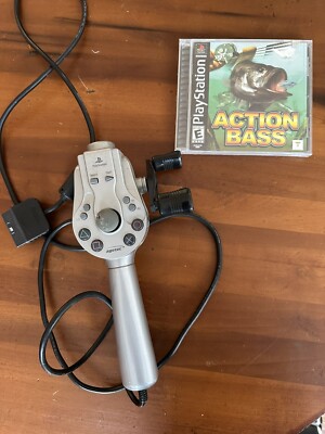 Action Bass - Sony PlayStation 1 (New Game) With A Used Fishing ...