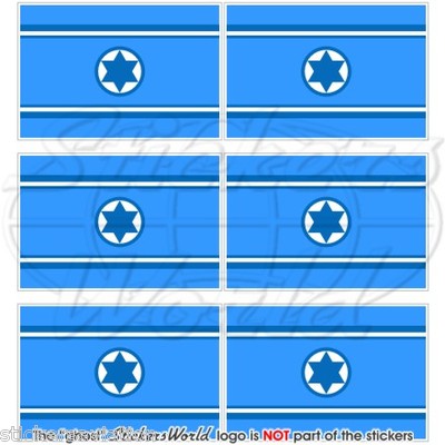 ISRAEL Israeli Air Force Flag IDF Heyl Ha'Avir 40mm (1.6") Stickers ...